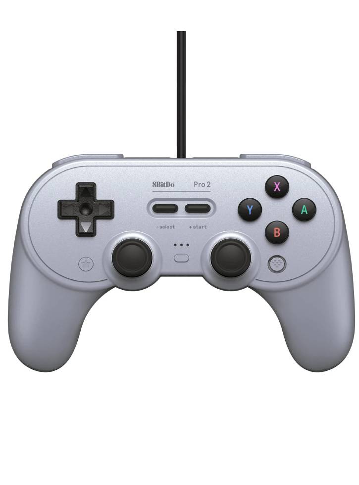 8bitdo Pro2 Wired Gamepad Grey Edition