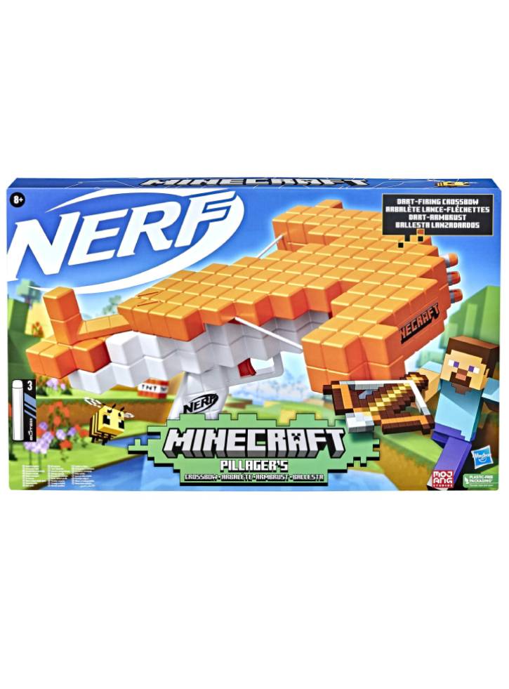 Arma Nerf Minecraft Pillagers Crossbow (f4415)