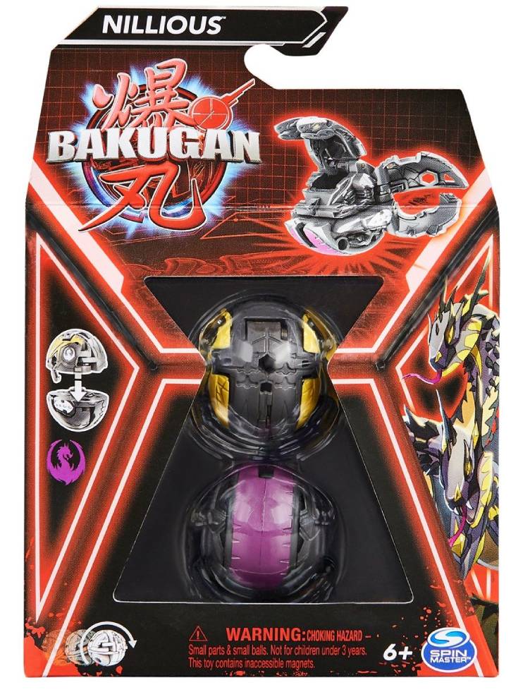 Bakugan Nillious Yellow/black Core Ball (20141502)