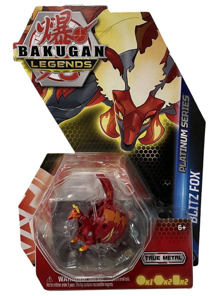 Jucarie Robot Bakugan Spin Master Legends Platinum Series Blitz Fox ...