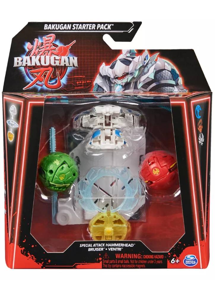 Jucarie Robot Bakugan Starter Pack Special Attack Hammerhead/bruiser ...