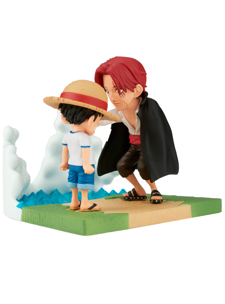 Banpresto Wcf Log Stories One Piece Monkey.d.luffy Shanks 7cm