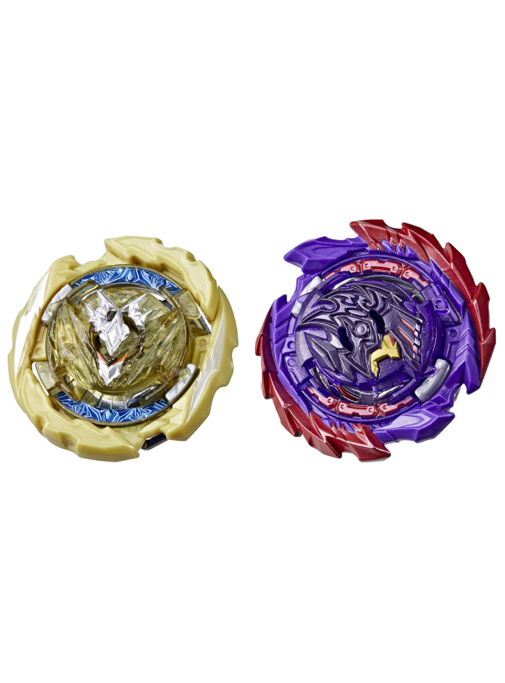 Beyblade Burst Quad Drive 4 In 1 Cyclone Belfyre B7 Vs Berserk Balderov B7