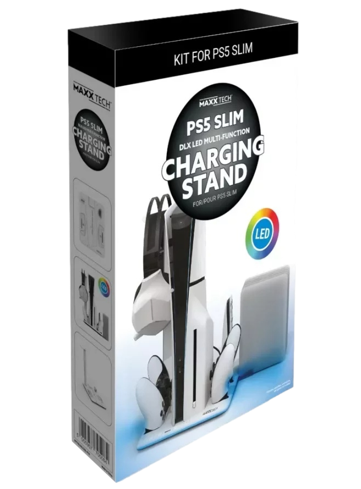 Charging Stand Maxx Tech Slim DLX Led Multi Function pentru PS5