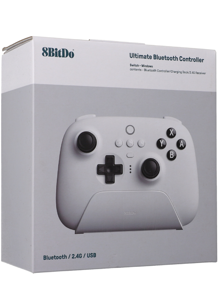 Controller 8bitdo Ultimate With Charging Dock White pentru NSW