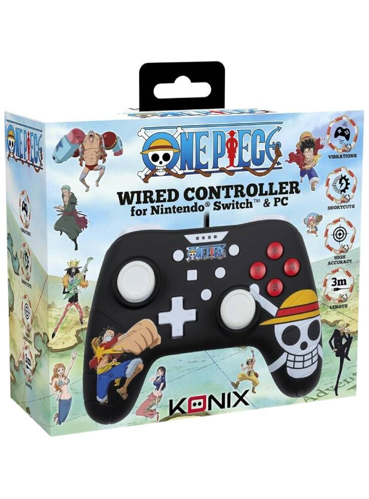 Controller Konix Manette Filaire Wired One Piece - Nintendo Switch ...