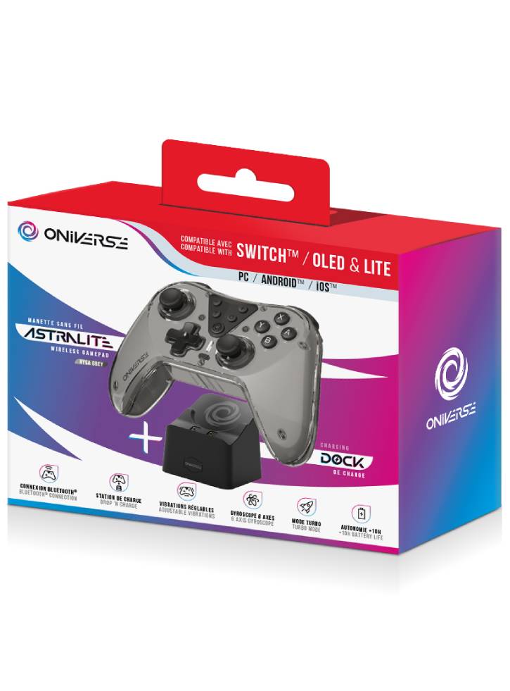 Controller Oniverse Astralite Wireless Smoked Black & Charging Station ...