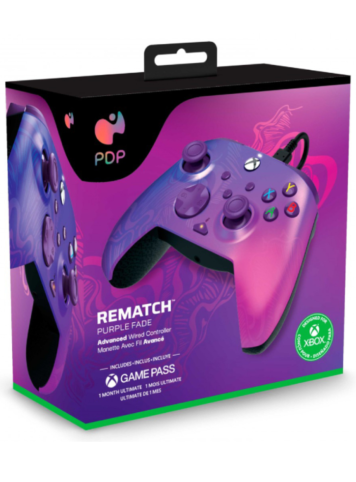 Controller Pdp Rematch Wired Purple Fade pentru XBOX SERIES / Xbox One
