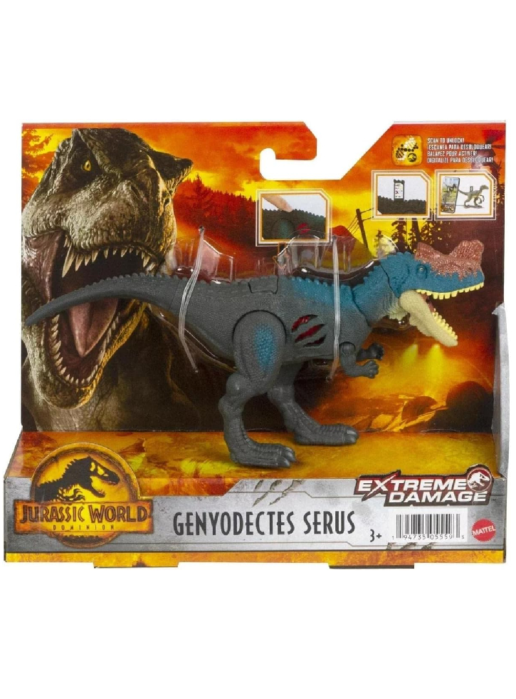 Dinozaurul Jurassic World Dominion Extreme Damage Genyodectes Serus