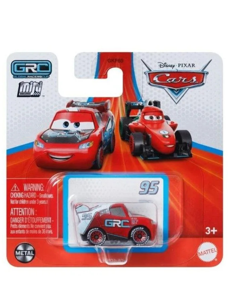 Disney Cars Mini Racers Lightning Mcqueen Vehicle (hxy53)
