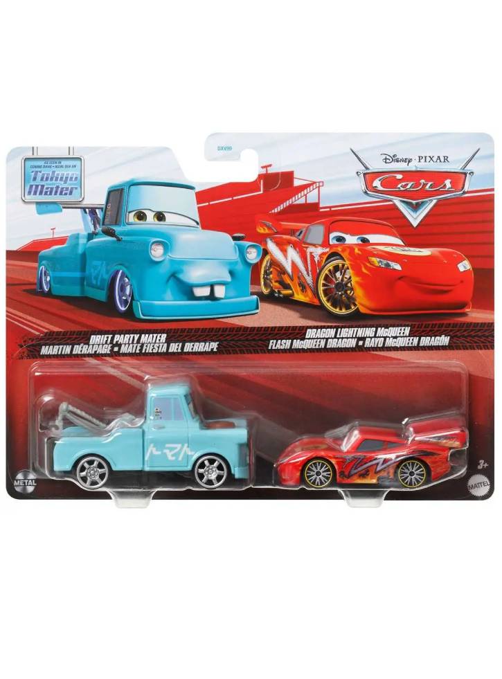 Disney Pixar Cars Tokyo Mater Drift Party Matter & Dragon Lightning ...