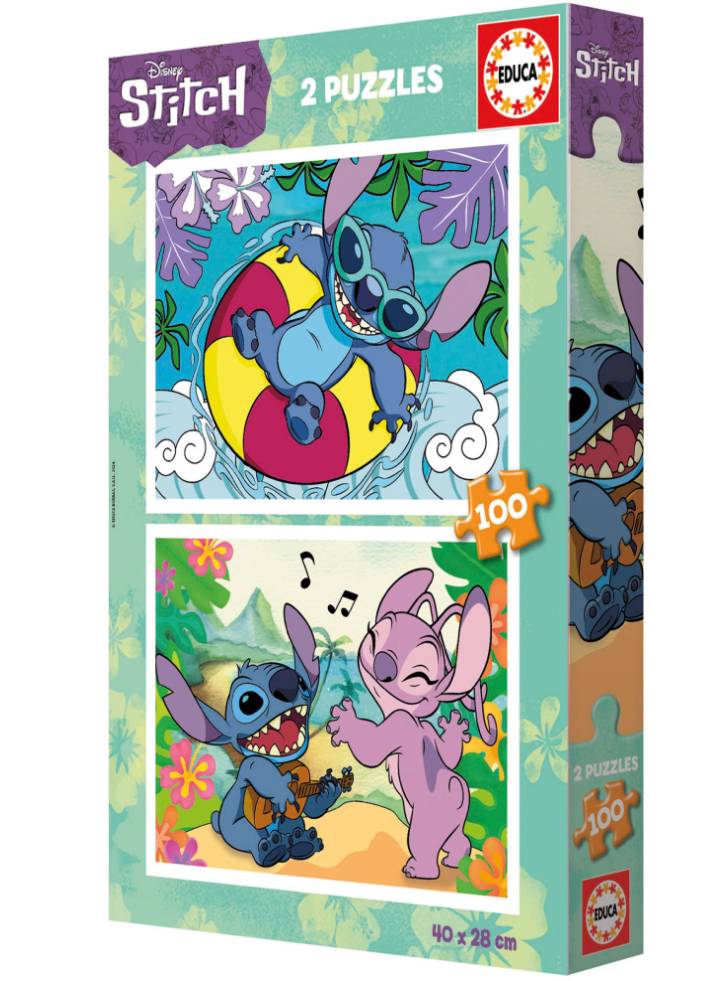 Educa 2x100 Disney Stich (80-19998)
