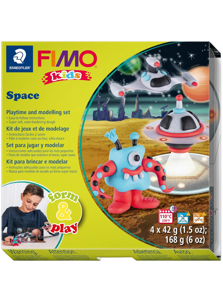 Plastilina Fimo Kids Form & Play Set Space (8034 17 Lz)