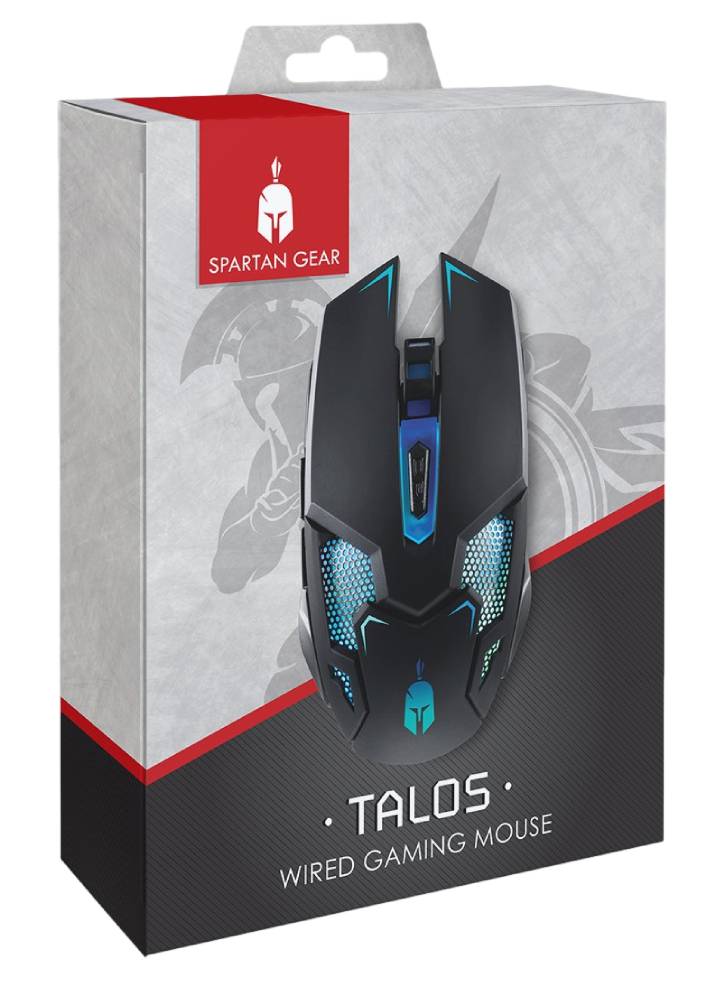 Gaming Mouse Cu Fir Spartan Gear Talos pentru PC