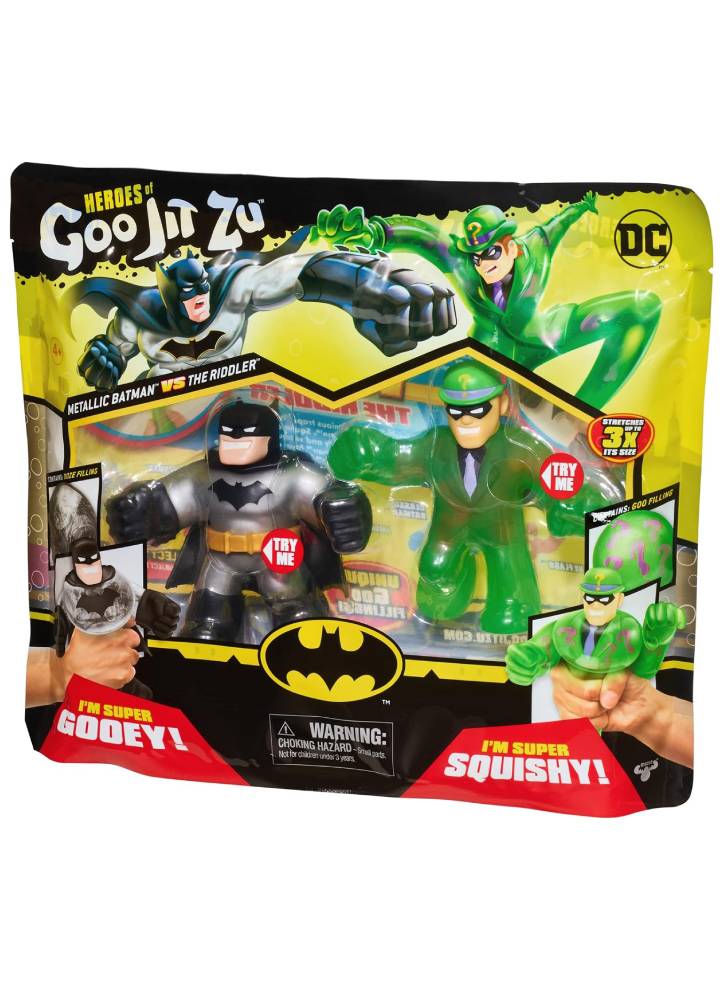 Figurina Joc Goo Jit Zu DC Two Pack Series 3 Batman Vs Riddler 41228