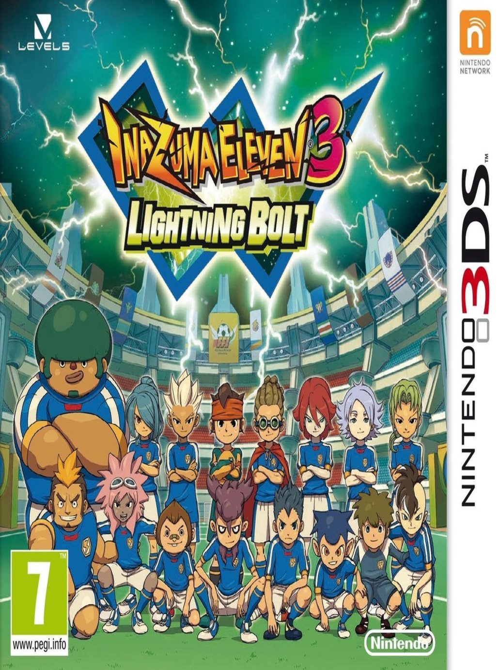 Joc Inazuma Eleven Lightning Bolt pentru Nintendo 3DS