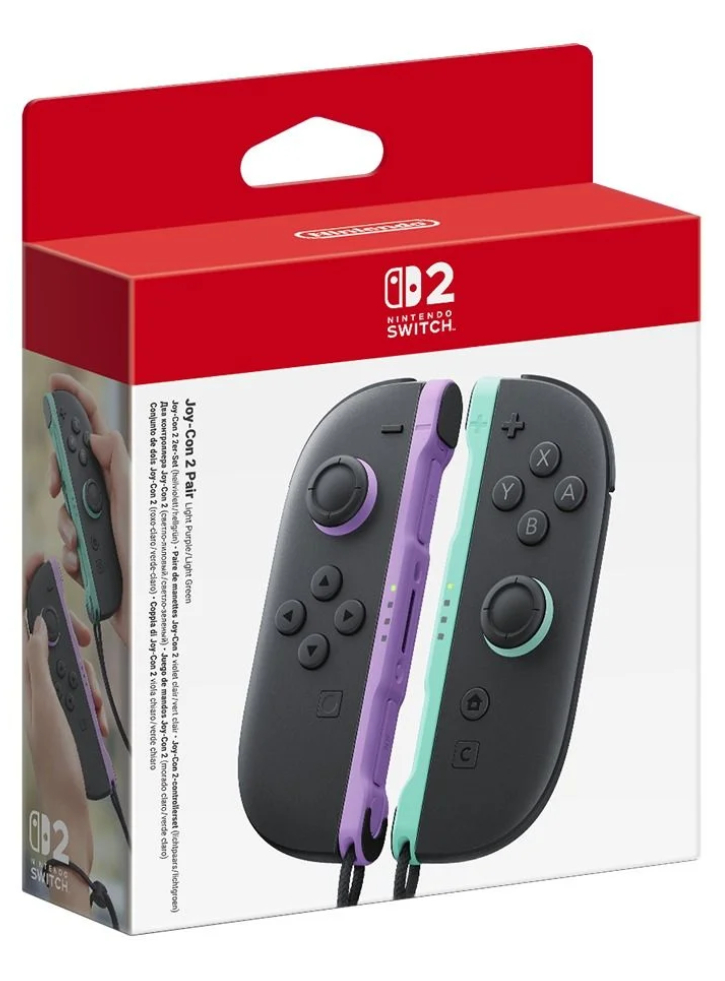 Joc Joy Con Pair Light Purple Light Green 2 pentru Nintendo Switch 2