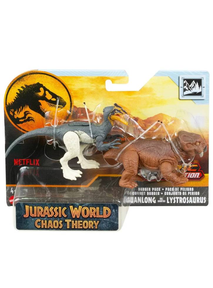 Jurassic World Epic Evolution Danger Guanlong Vs. Lystrosaurus Pack (htk55)