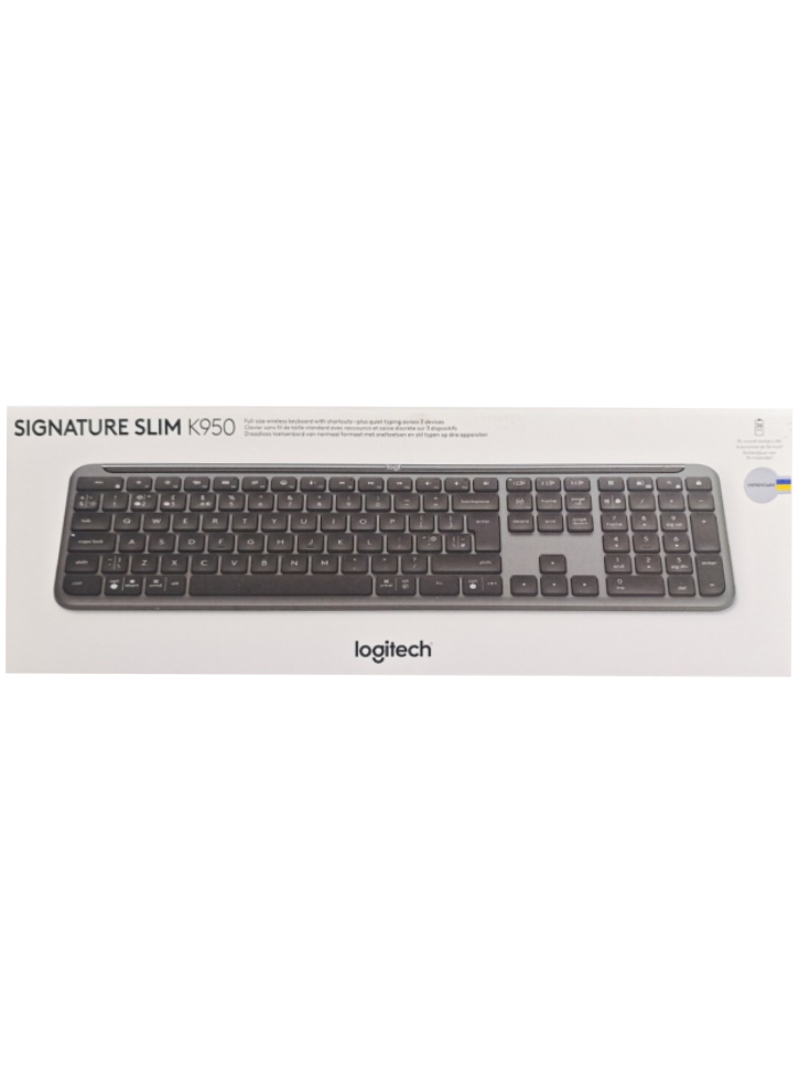 Keyboard Logitech Signature Slim Wireless K950 Nordic pentru PC