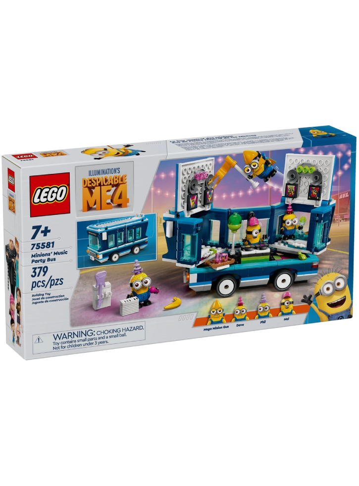 Joc Lego Illuminations Despicable Me 4 Minions Music Party Bus (75581)