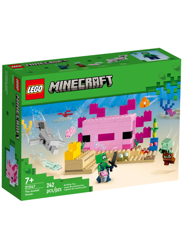 Lego Minecraft The Axolotl House 21247