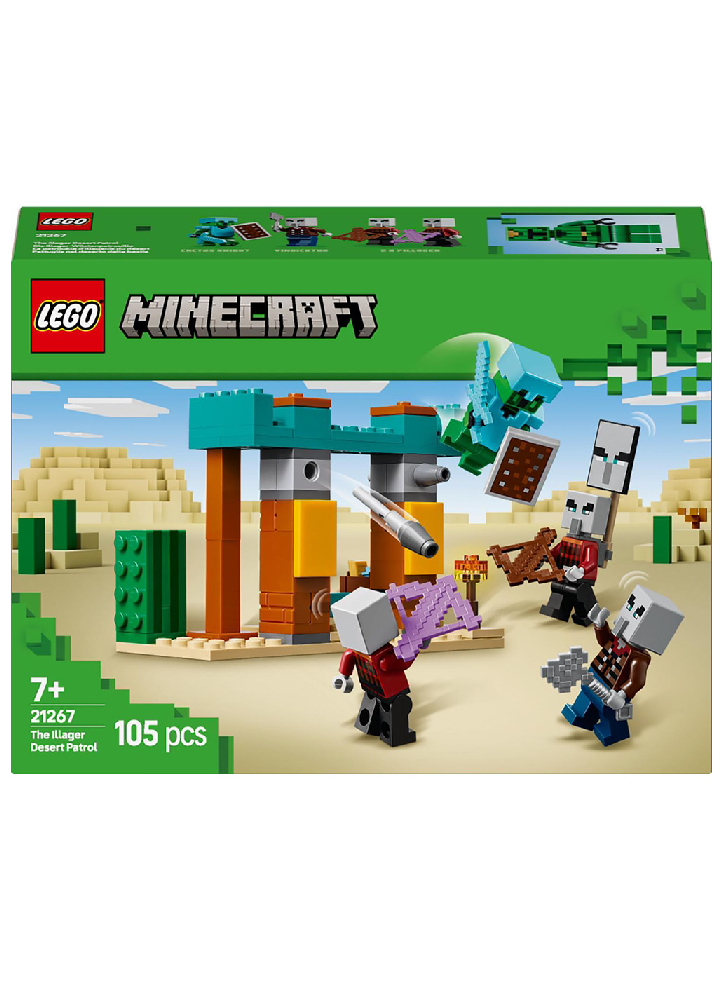 Joc Lego Minecraft The Illager Desert Patrol (21267)