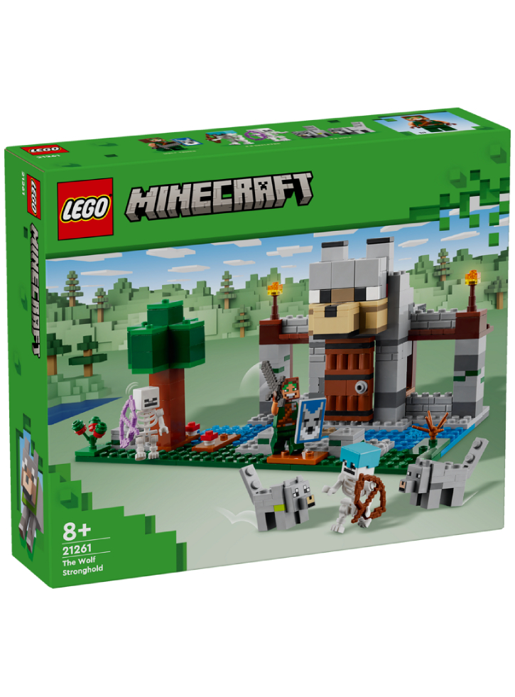Joc Lego Minecraft The Wolf Stronghold (21261)