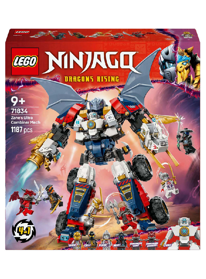 Joc Lego Ninjago Zanes Ultra Combiner Mech (71834)