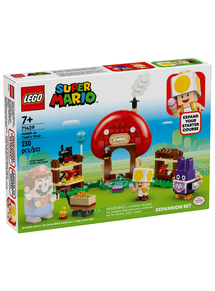 Joc Lego Super Mario Nabbit At Toads Shop Expansion Set (71429)