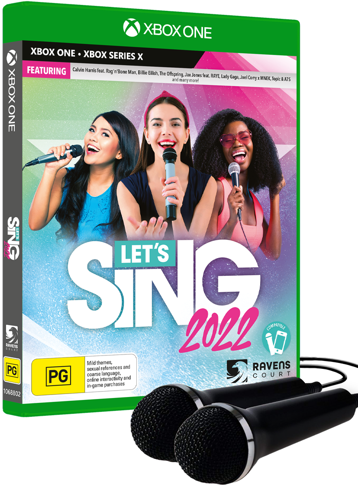 Joc Lets Sing 2022 Double MIC Bundle pentru Xbox One