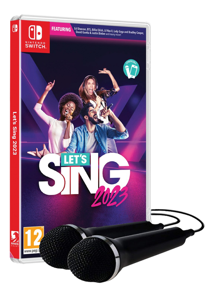 Joc Lets Sing 2023 Double MIC Bundle pentru Nintendo Switch