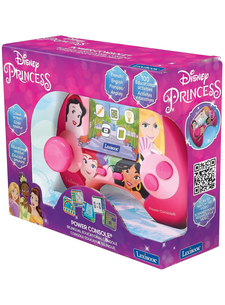Lexibook Disney Princess Educational Handheld Bilingual Console With ...