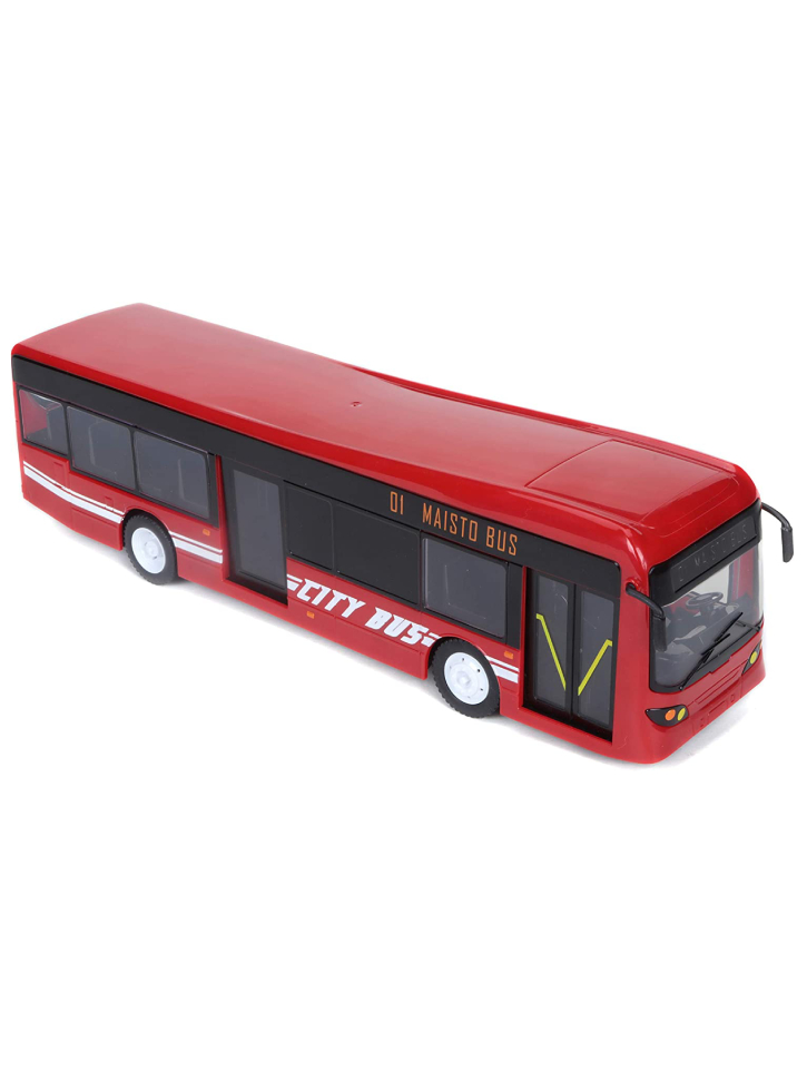 Maisto - City Bus R/C 33cm 27mhz - Red (140040)