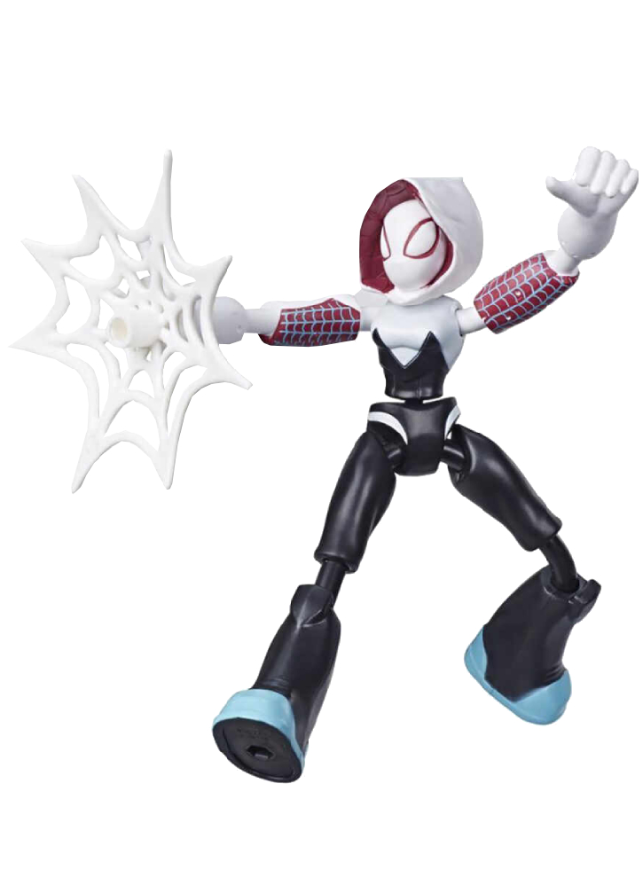 Marvel Spider Man Bend And Flex Ghost Spider 15cm