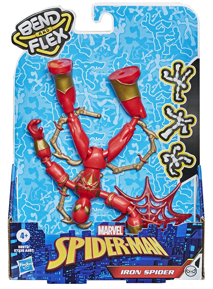 Figurina Joc Marvel Spider Man Bend And Flex Iron Spider 15cm E8972
