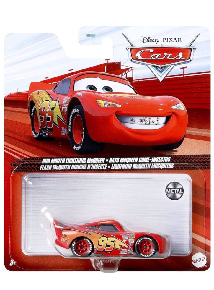 Masina Disney Cars 3 Die Cast Bug Mouth Lightning Mcqueen