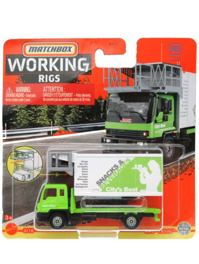 Matchbox Real Working Rigs Gmc T8500 Truck (hfh24)