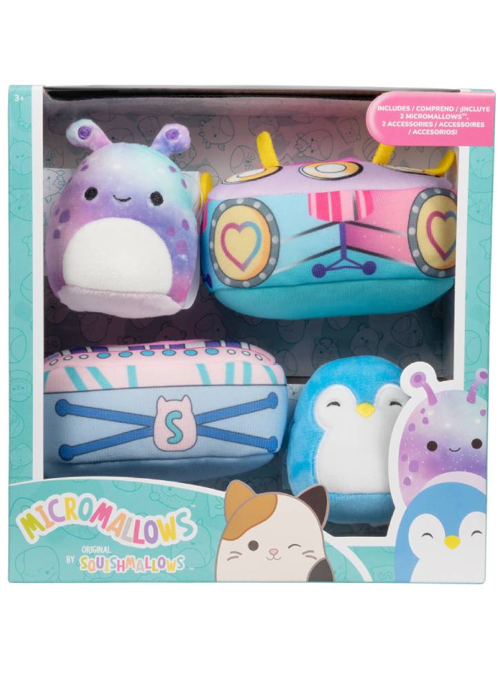 Jucarie Plus Micromallows Plush Accessory Set Thats My Jam (sqmm0016 )