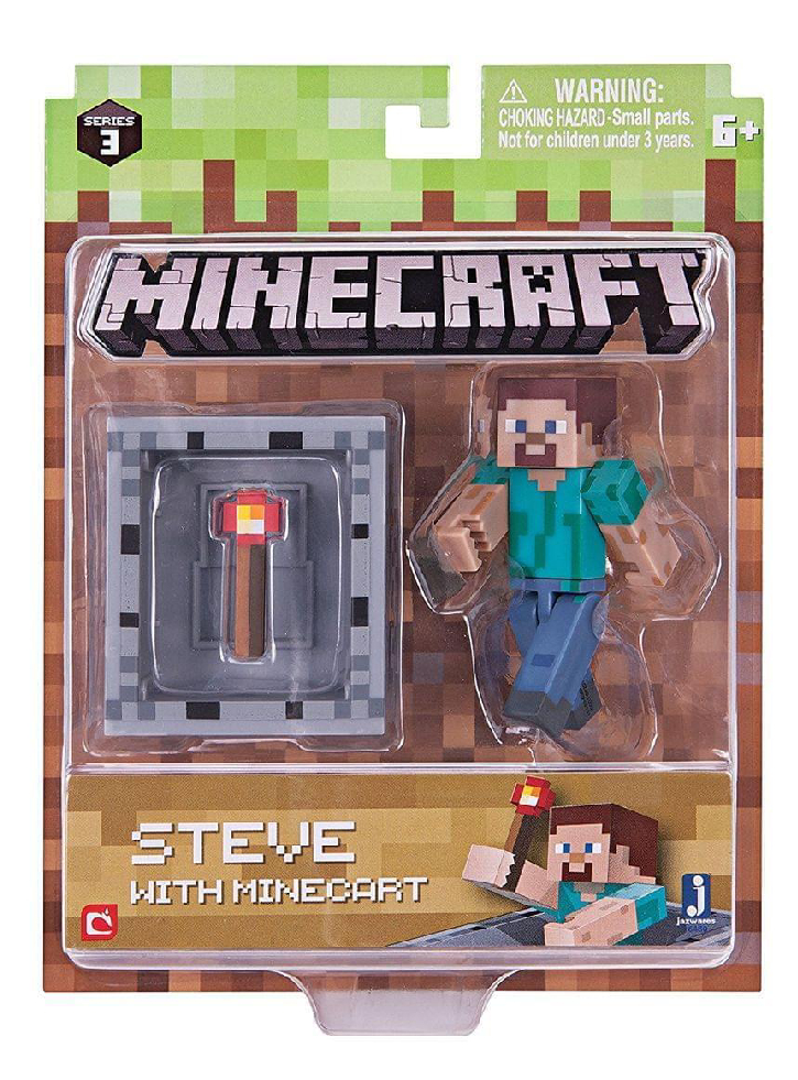 Figurina Joc Minecraft Action Steve With Minecraft