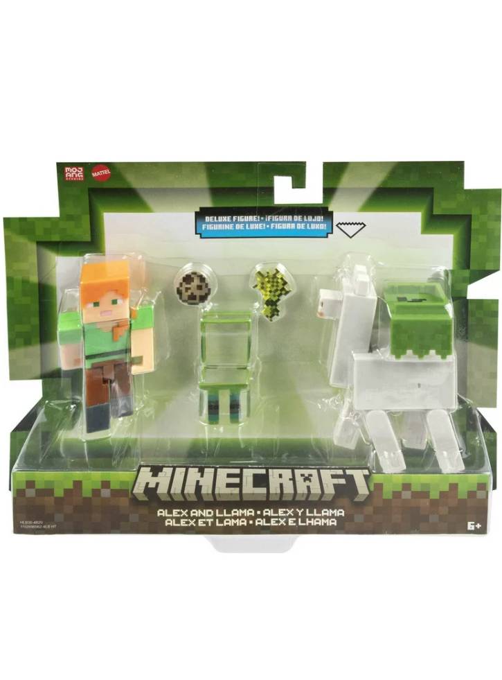 Figurina Joc Minecraft Alex And Llama