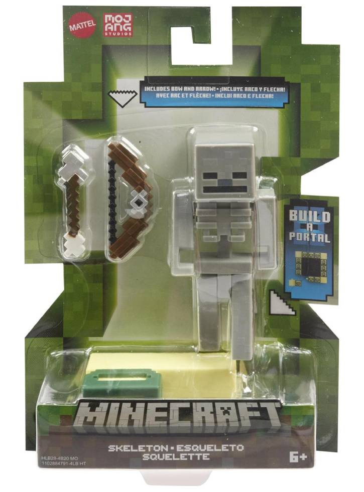 Figurina Joc Minecraft Build A Portal Skeleton Core 8cm