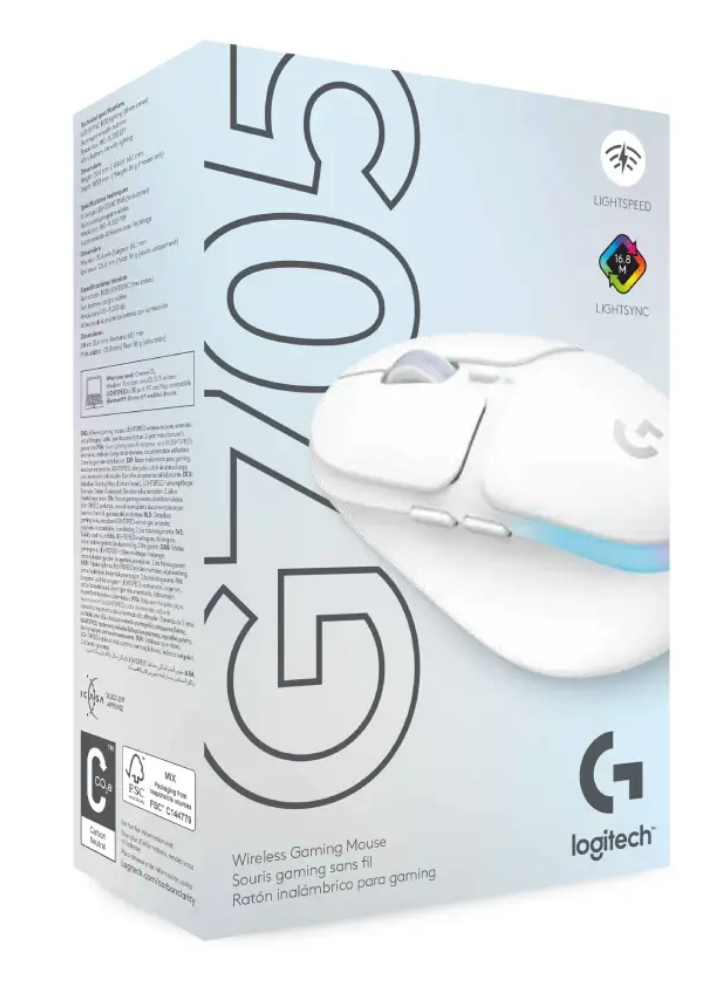 Mouse Logitech G705 Wireless Off White pentru PC