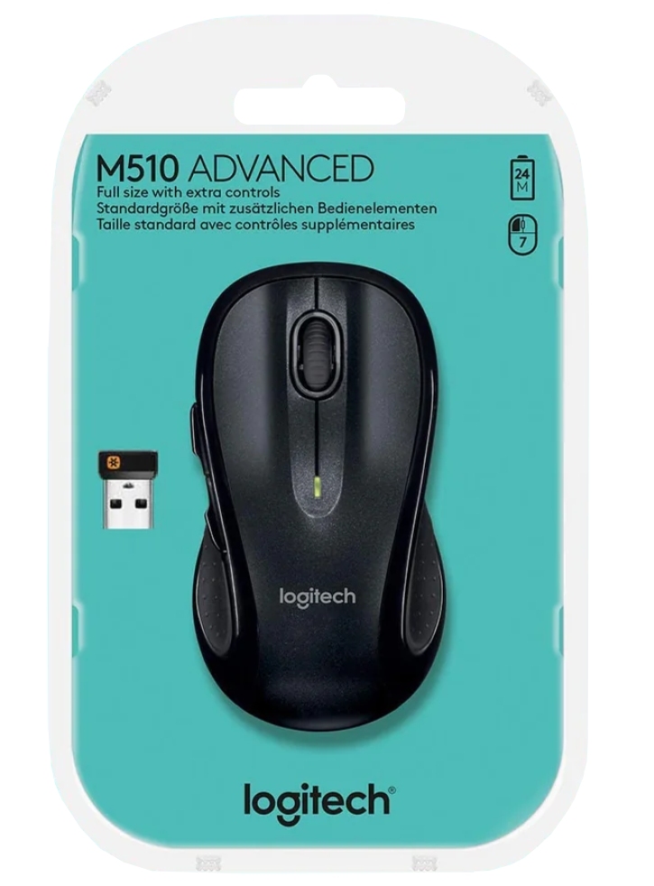 Mouse Logitech M510 Black pentru PC