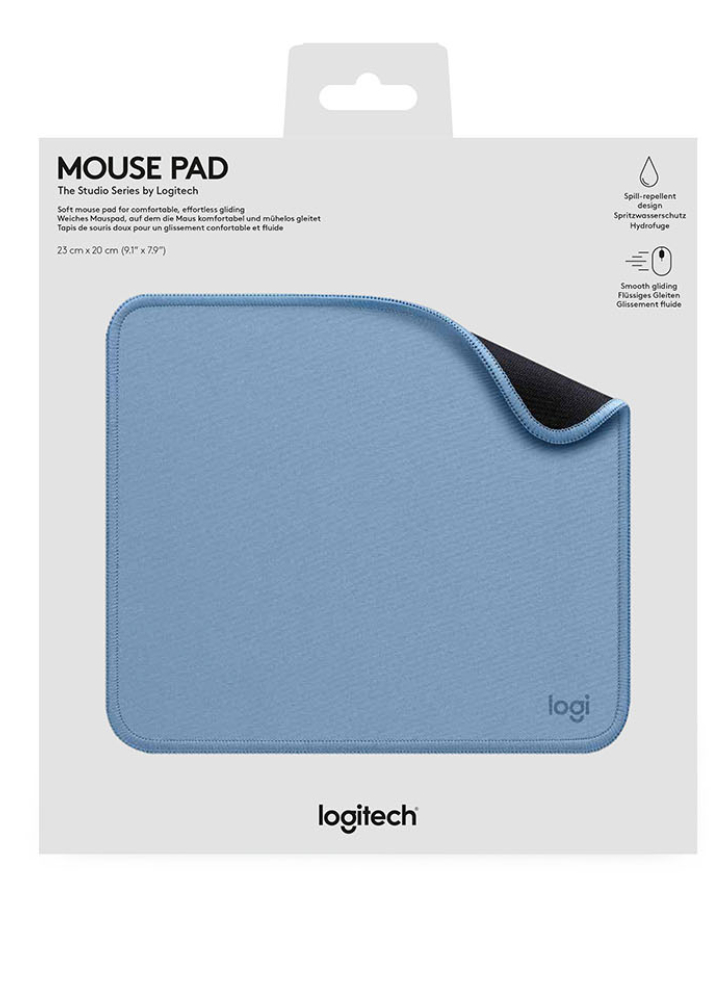Mouse Pad Logitech Studio Series Blue Grey pentru PC
