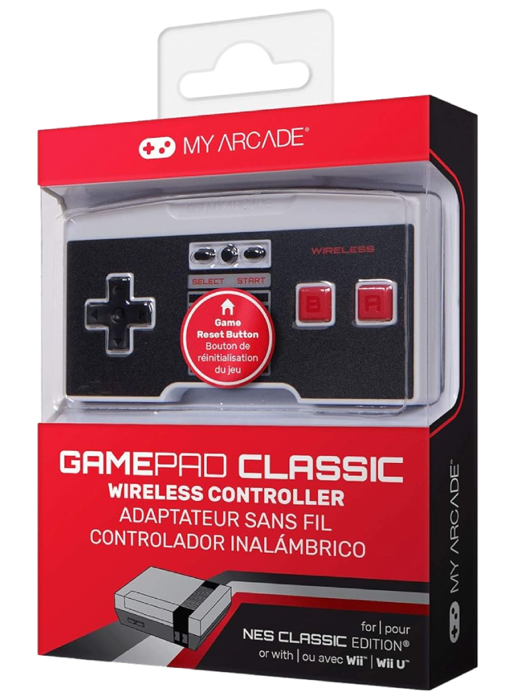 My Arcade Gamepad Classic Wireless Controller For Nes Mini Classic ...
