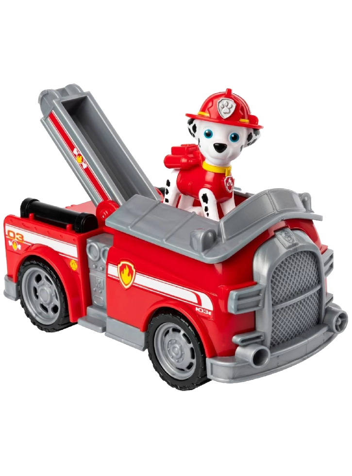 Paw Patrol Marshall Fire Engine Vehicle With Pup