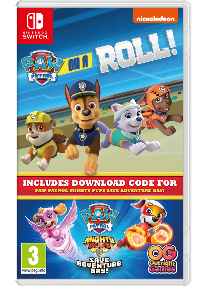 Joc Paw Patrol On a Roll & Paw Patrol Mighty Pups Save Adventure Bay ...