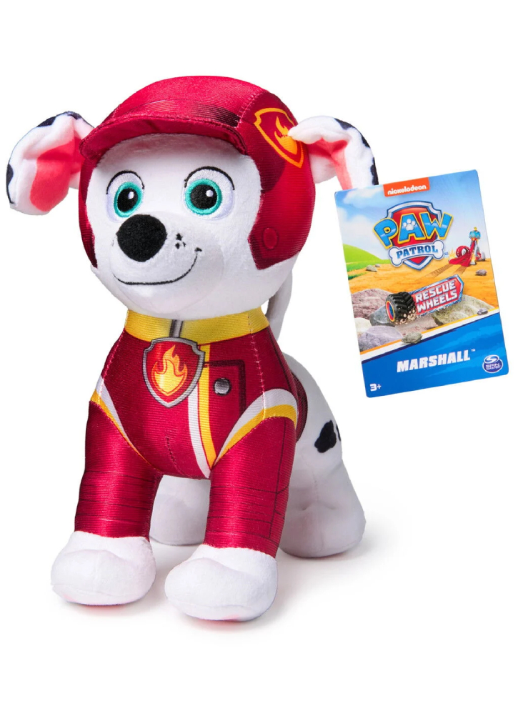 Jucarie Plus Paw Patrol Rescue Wheels Basic Plush Marshell 19cm