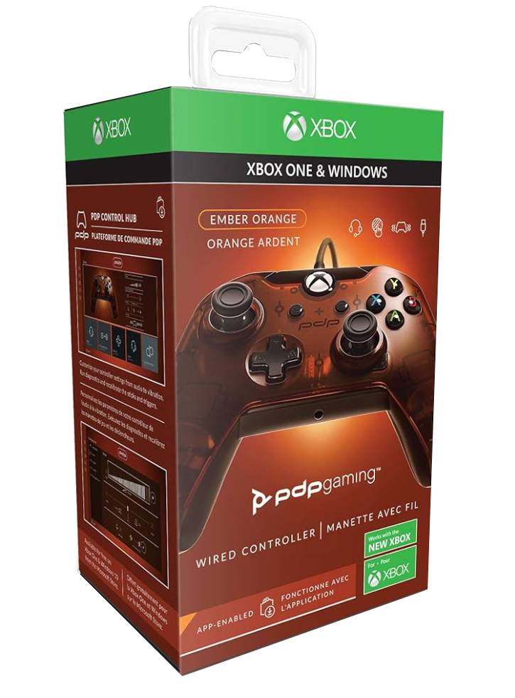 Pdp Wired Controller Orange pentru Xbox One