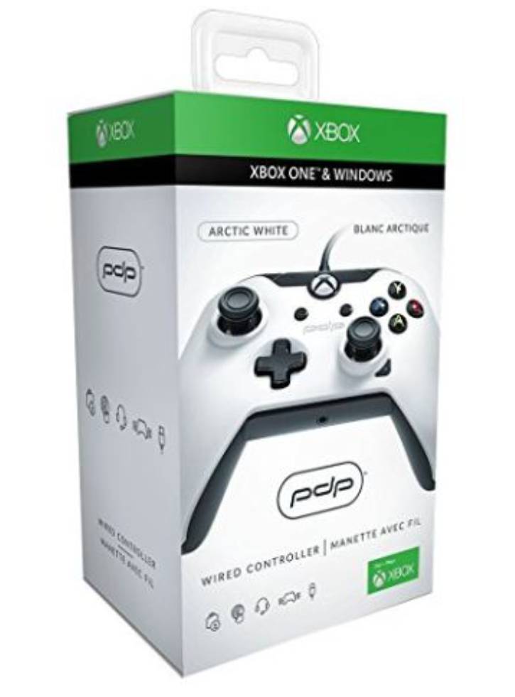 Pdp Wired Controller White pentru Xbox One